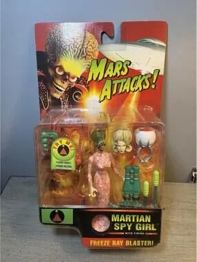 Trendmasters | Toys | 996 Mars Attacks Martian Spy Girl Freeze Ray ...